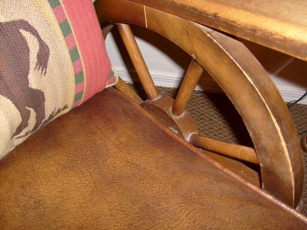 The Allee Willis Museum of Kitsch » Wagon Wheel Rocking Chair