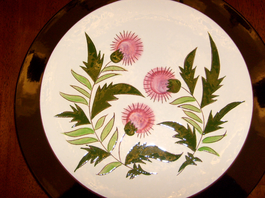 The Allee Willis Museum of Kitsch » Stangl Thistle Dinnerware